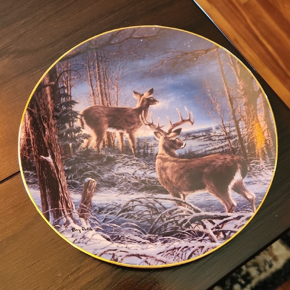Accents | Terry Redlin Vintage 8 Inch Night Watch Collector Plate ...